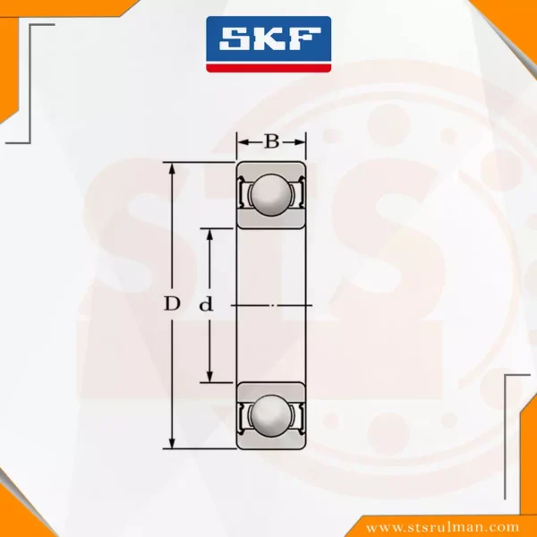 6000 2Z C3 SKF Rulman – STS Rulman